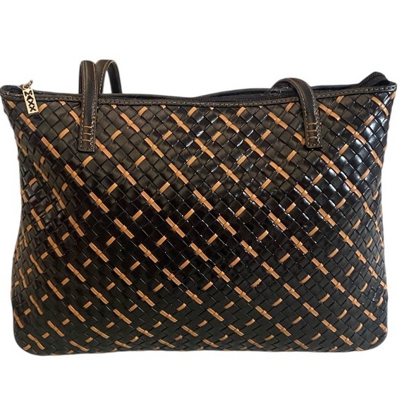 Maxx New York | Bags | Maxx New York Woven Leather Tote | Poshmark